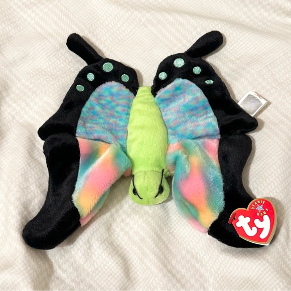 Ty | Toys | Bnwt Vintage Ty Beanie Baby Float The Butterfly Plush Toy ...